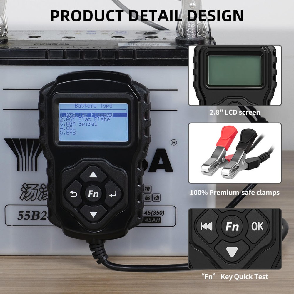 Automotive Battery Load Tester Car Battery Analyzer