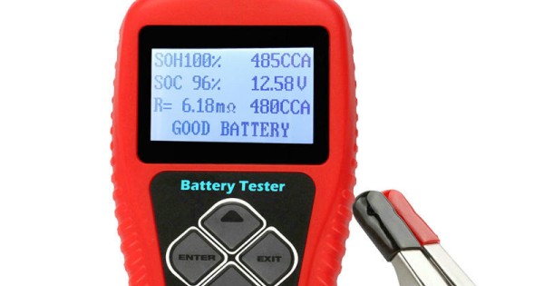 12 Volt Lead Acid Battery Capacity Tester Motorcycle Battery Monitor ...