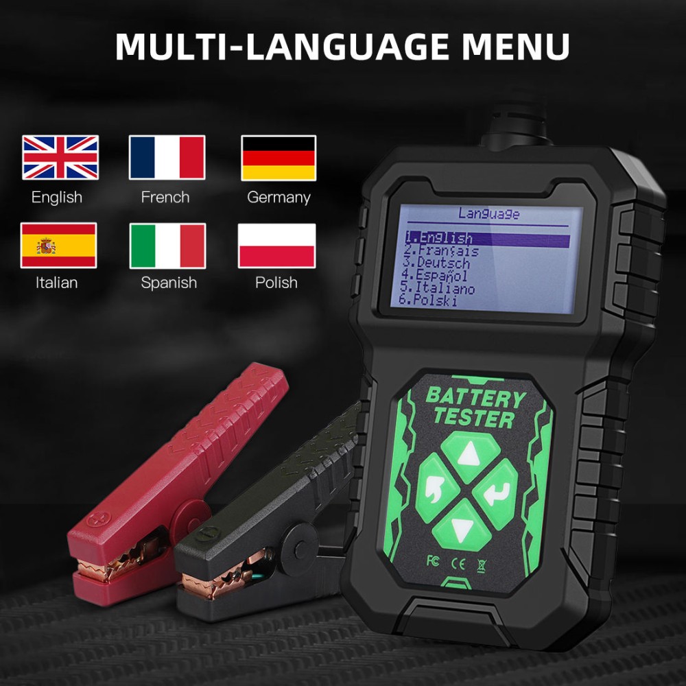 Auto Battery Analyzer Car Battery Tester 12V 100 to 2000CCA