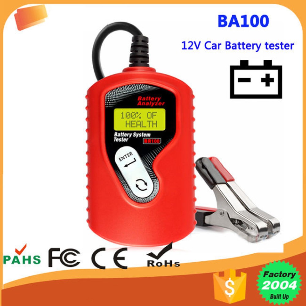 Battery Analyzer Ba100 Digital Car Battery Tester 12v