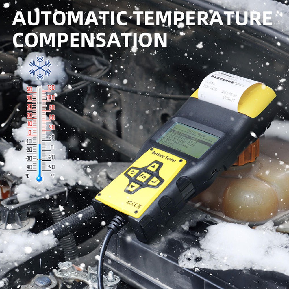 Battery Health And Charge Testing 12V Intelligent Battery Tester lead ...