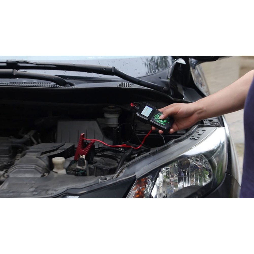 Battery Tester BA107 Charger Analyzer Capacity Load Tester Cranking ...