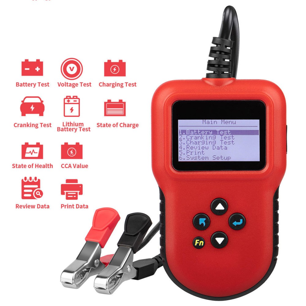 Battery Tester Machine BA106 Lithium Battery Tester for All Cars