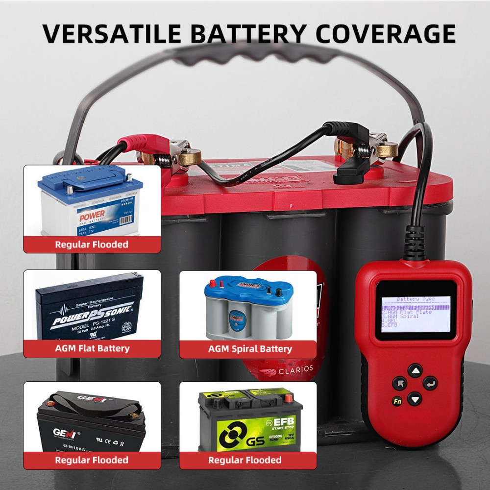 Battery Tester Machine BA106 Lithium Battery Tester for All Cars