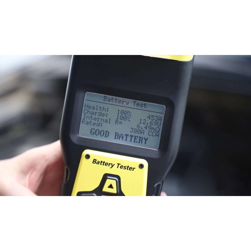 Automotive 12v battery charger battery tester battery monitoring system