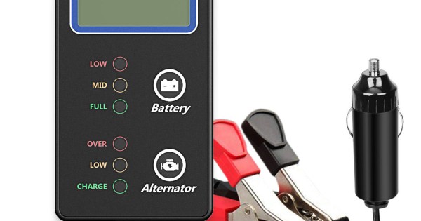 BM901 Vehicle Battery Tester led dysplay Electrical Instruments 12V 15A ...