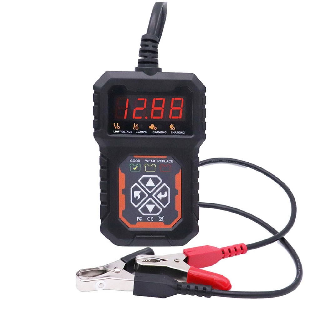 Led Display Car 12V Battery Tester Lead Acid Battery Test Machine BA108 ...
