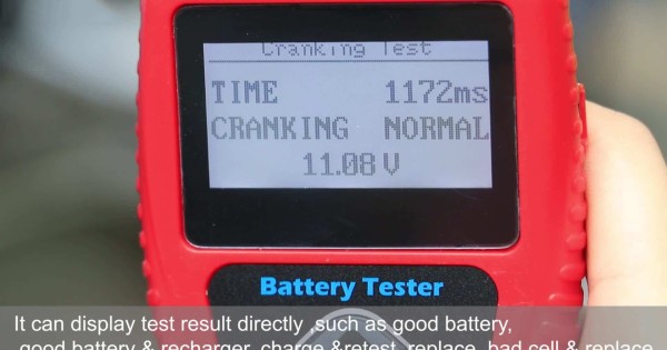 Portable Electronic Battery Tester 12V Auto Battery Analyzer Car ...