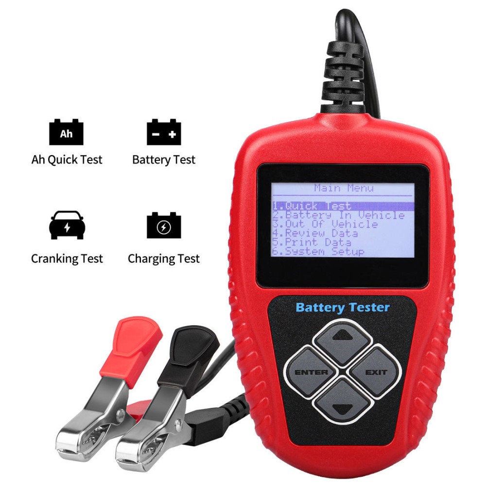 Compact design ba101 battery analyzer for 12 volt battery 12V ...