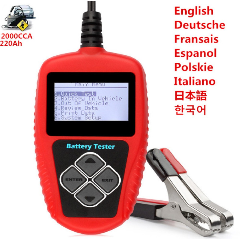 JIS CCA Battery Tester Current Battery tester Ba101 Battery Inner ...