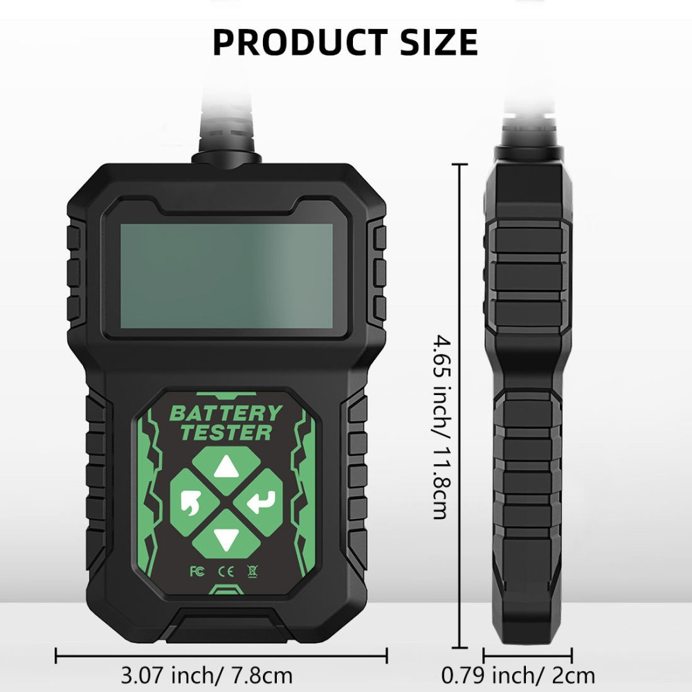 New Battery Tester 12V DC Charger Analyzer Capacity Load Tester ...