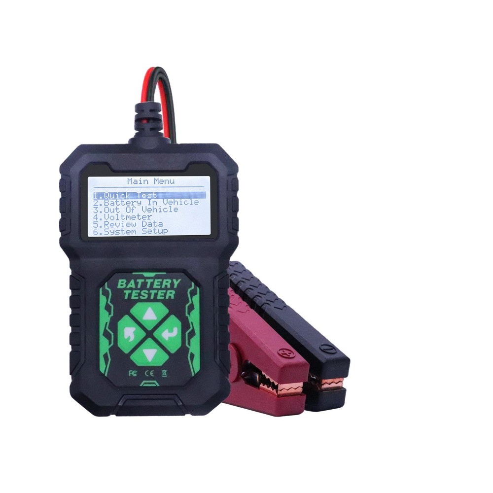 Battery Tester 12V DC Charger Analyzer Capacity Load Tester Cranking ...