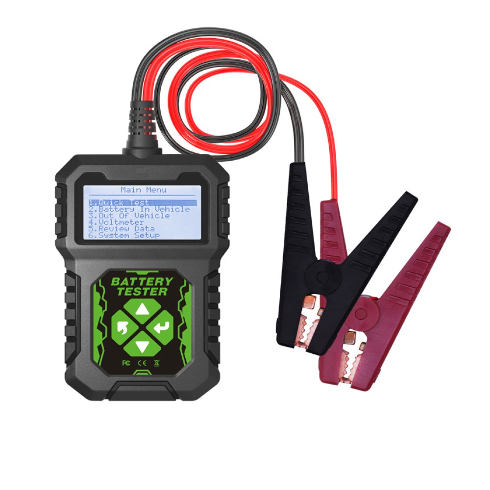 Battery Tester 12V DC Charger Analyzer Capacity Load Tester Cranking ...