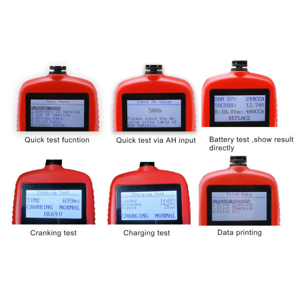 Test Battery Cca Voltage Internal Resistance Health And Charge Support ...
