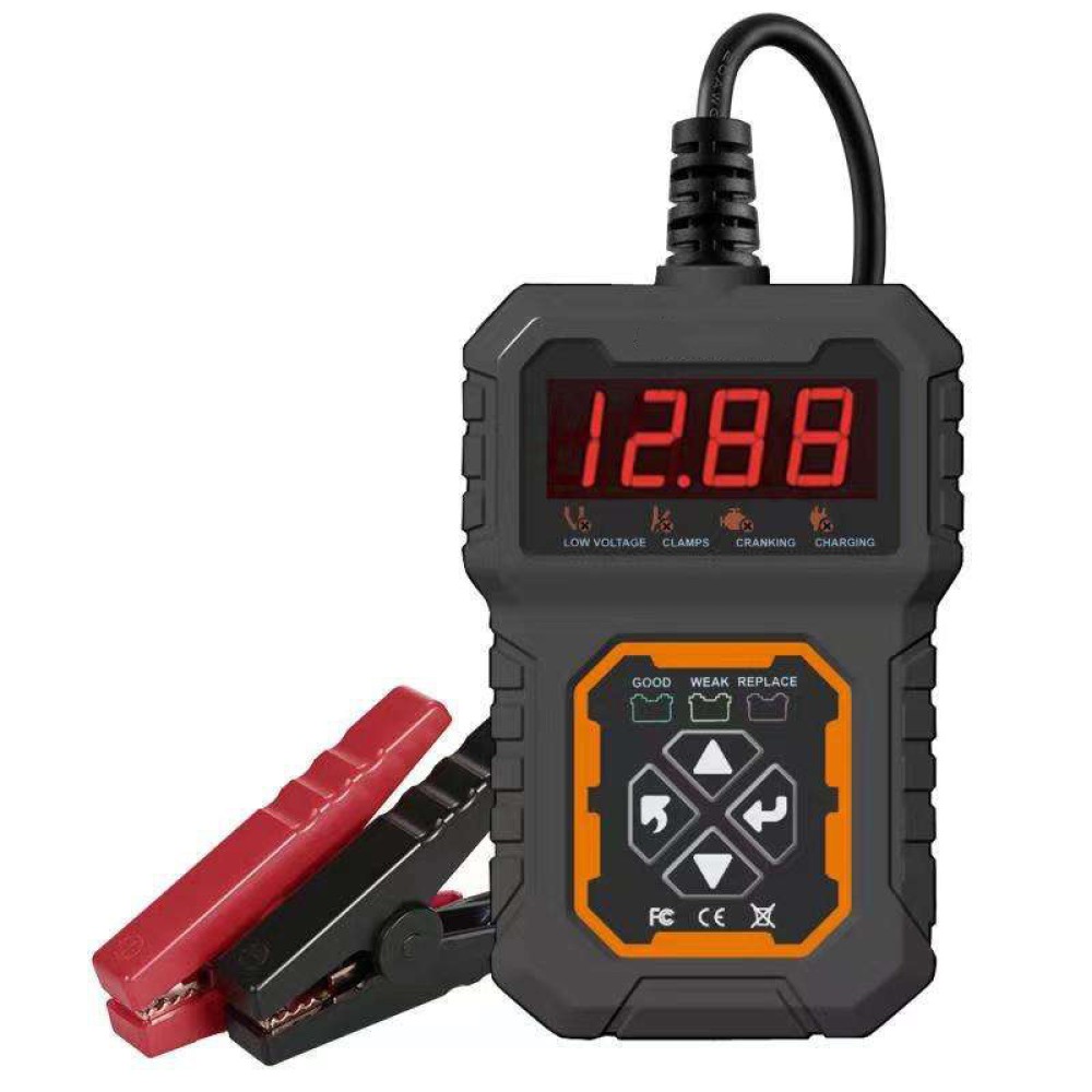 Vehicle Battery Analyzer with LED display BA108 Car Charging Cranking ...