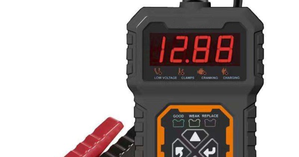 Vehicle Battery Analyzer with LED display BA108 Car Charging Cranking ...