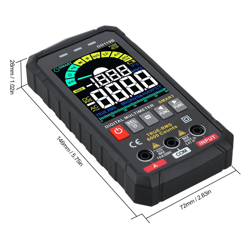 NEW Generation Digital Multimeter 600V Ture RMS AC DC NCV