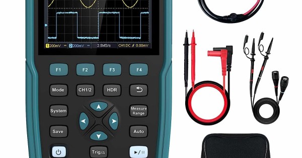 Handheld Oscilloscope, Multimeter & Waveform Generator