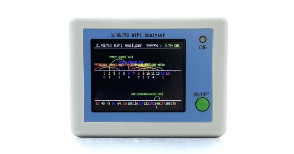 WIFI Signal Scanner 2.4-inch TFT Color Display 2.4G/5G WIFI