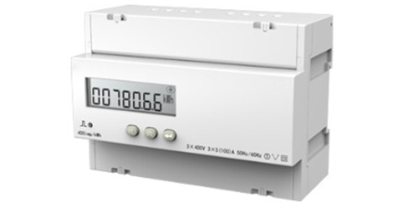 Din Rail Mounted 3 Phase Lcd Display Digital Energy Meter