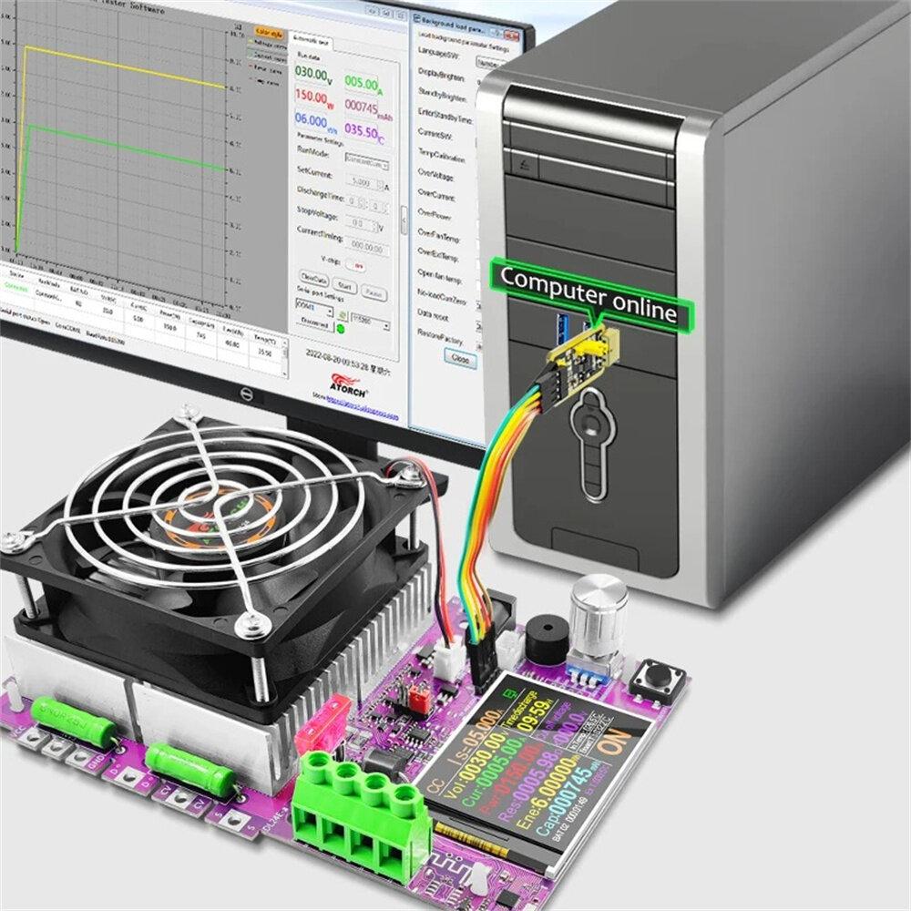 150W Tuya WiFi Smart Power Electronic Load Tester