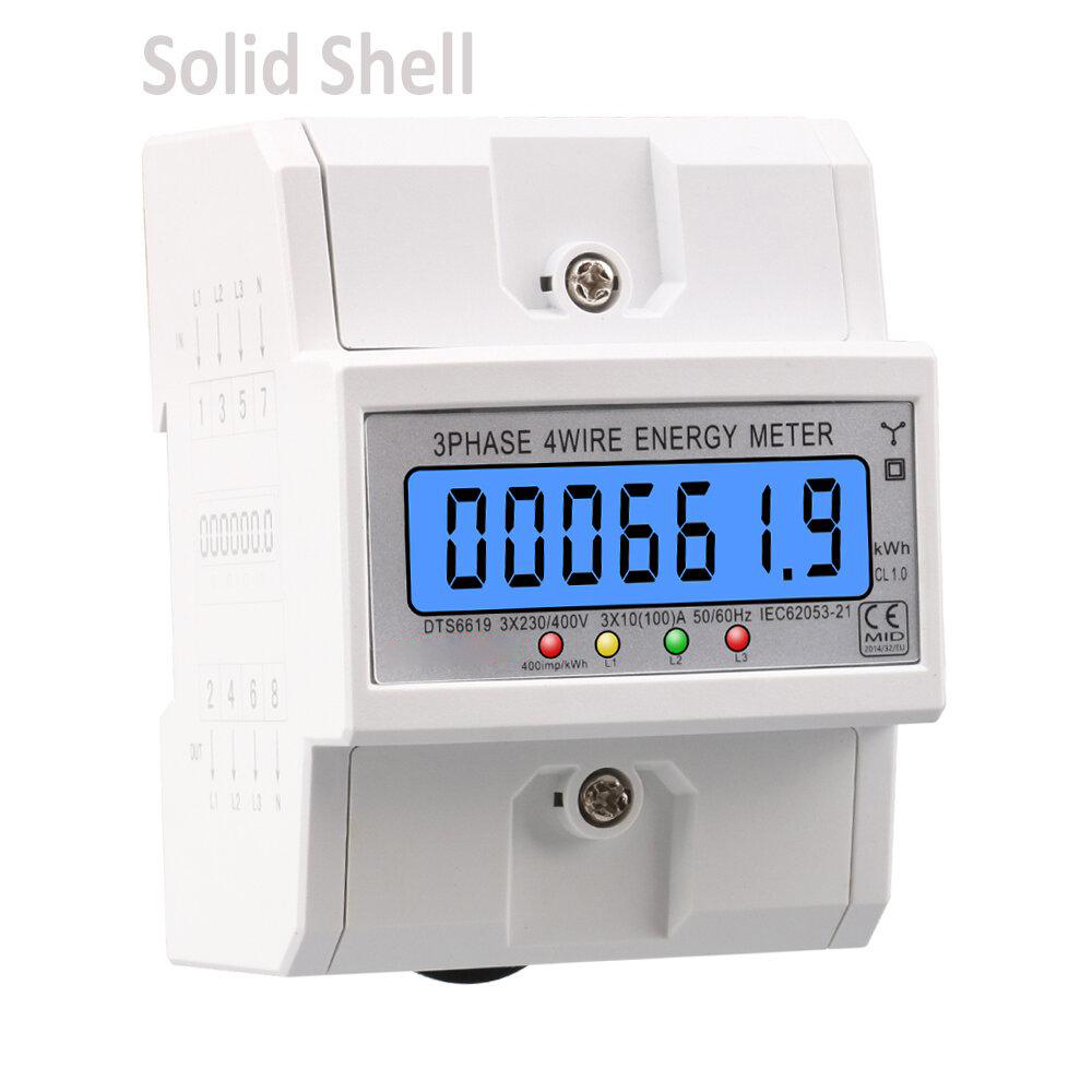 DTS6619 100A LCD Digital Display with Smart Electric Meter