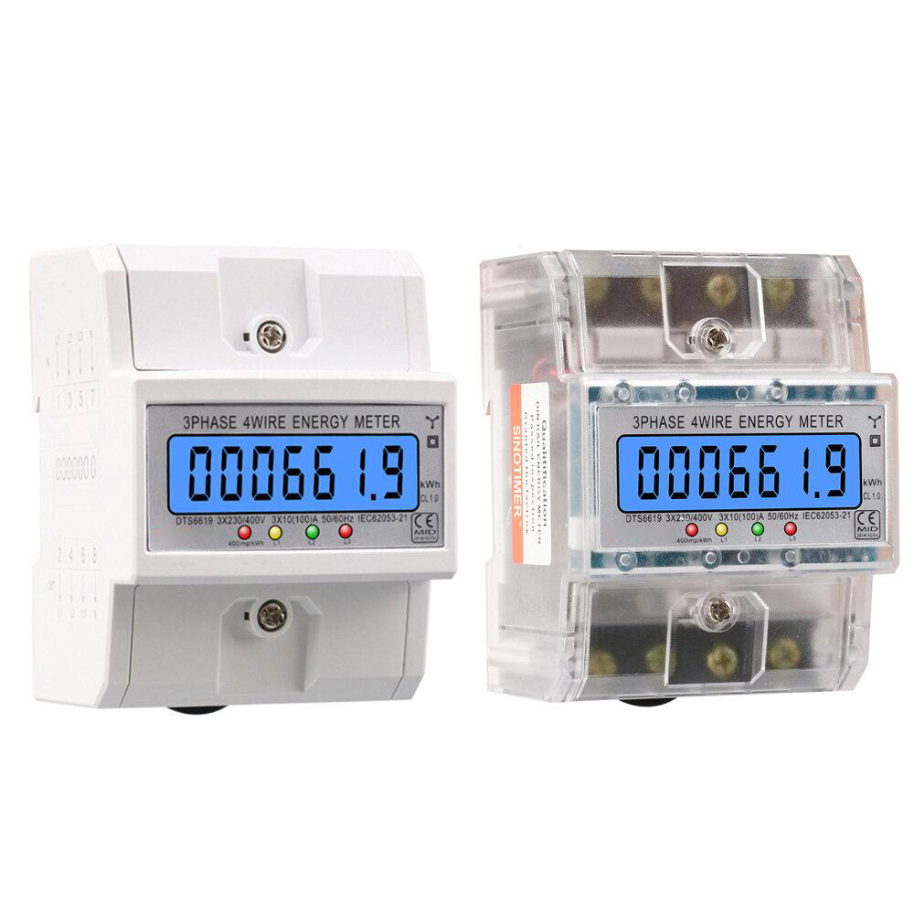 DTS6619 100A LCD Digital Display with Smart Electric Meter