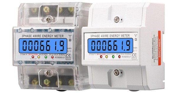 SmartMeter 100A LCD KWh Energy Meter with Three-Phase