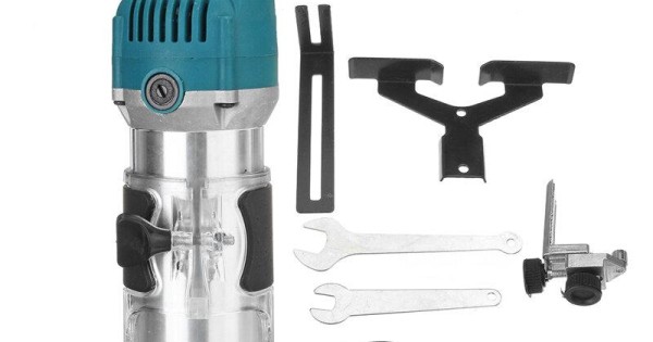 Electric Hand Trimmer 35000RPM Corded Wood