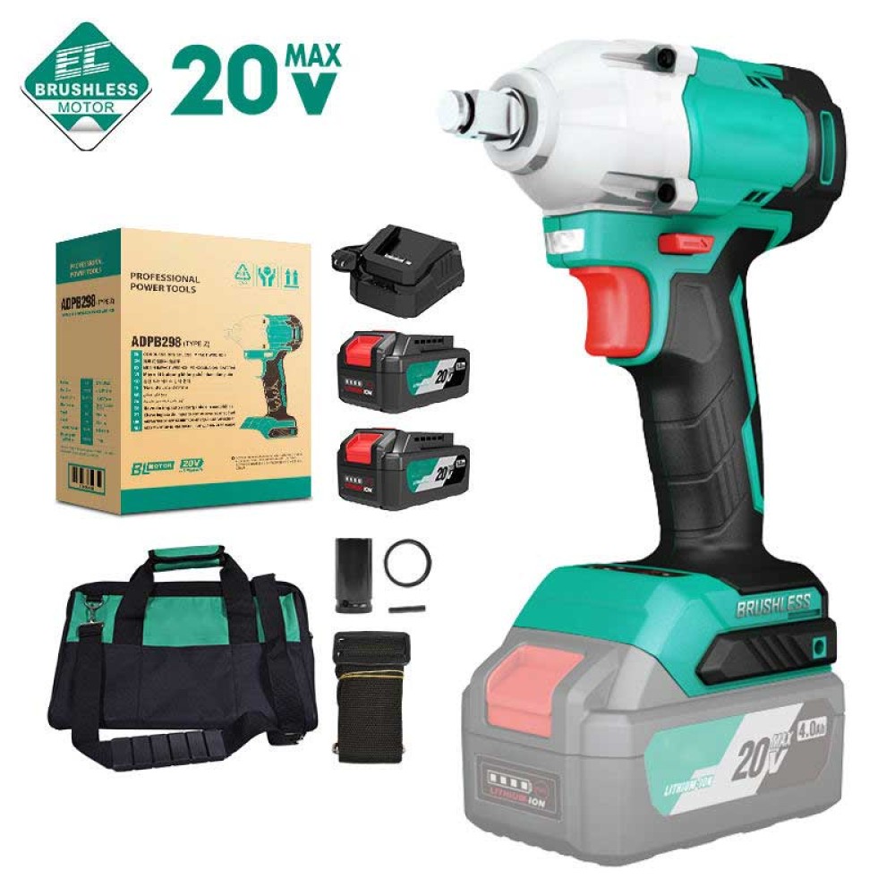 Professional high power 20V brushless impact wrench