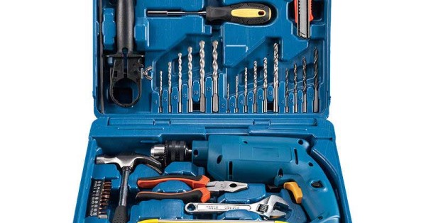 Dong Cheng Power 500W Electric Impact Drill(TOOL KIT)