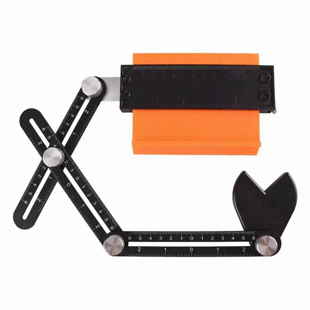 Contour Gauge Profile Tool Adjustable Lock Edge Shaping
