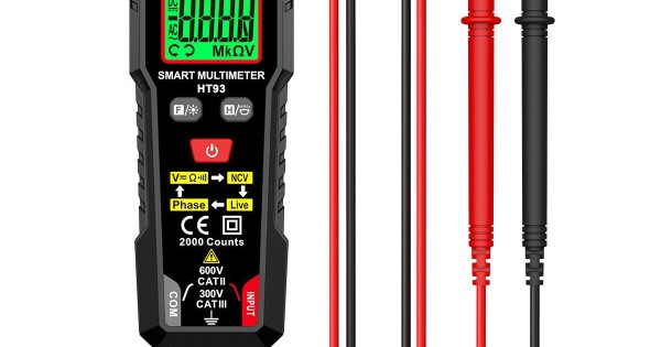 HT93 Digital Multimeter Voltage Tester 2000 Counts AC/DC Volt Meter ...