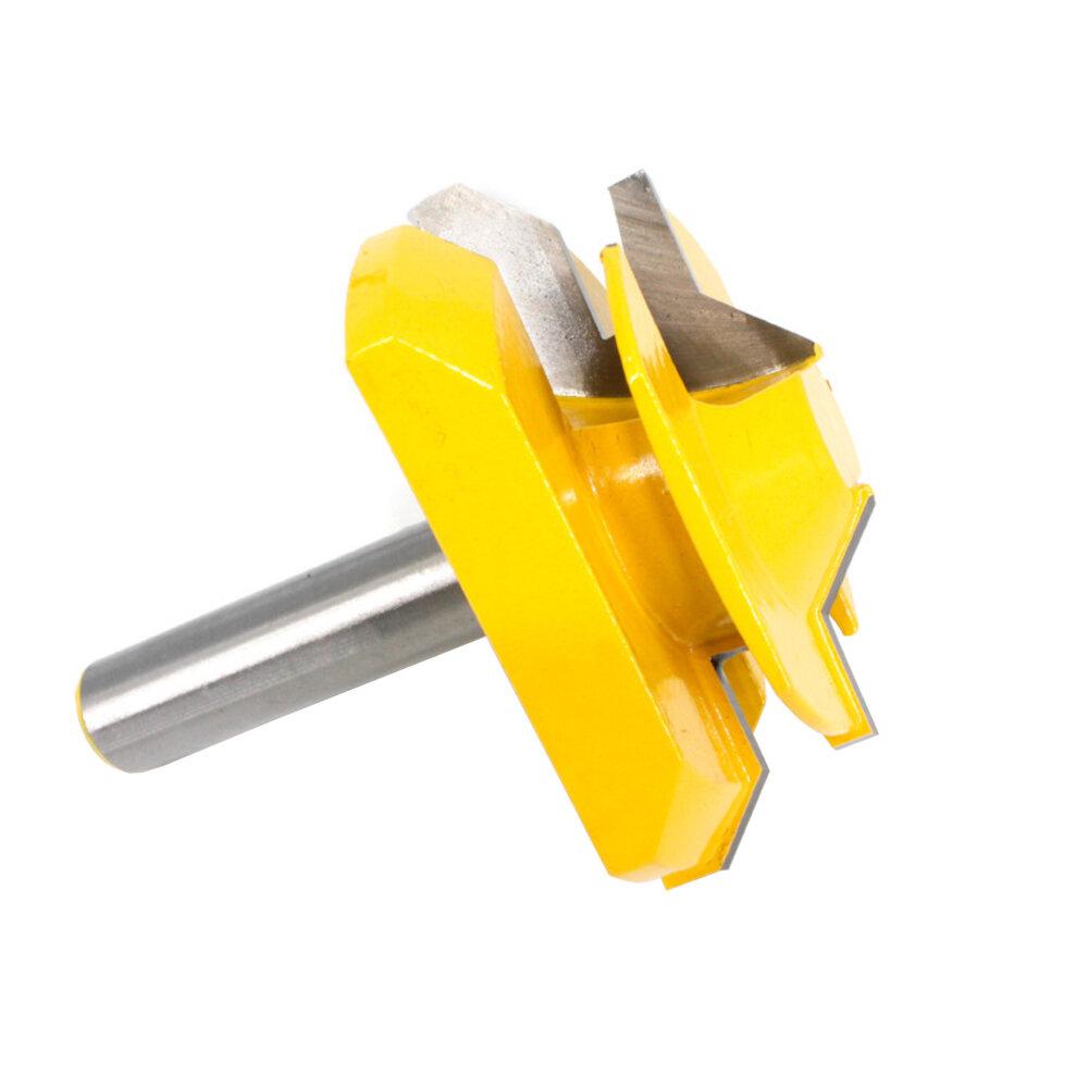 1/4 inch Shank 45 Degree Lock Miter Router Bit Tenon Milling Cutter ...
