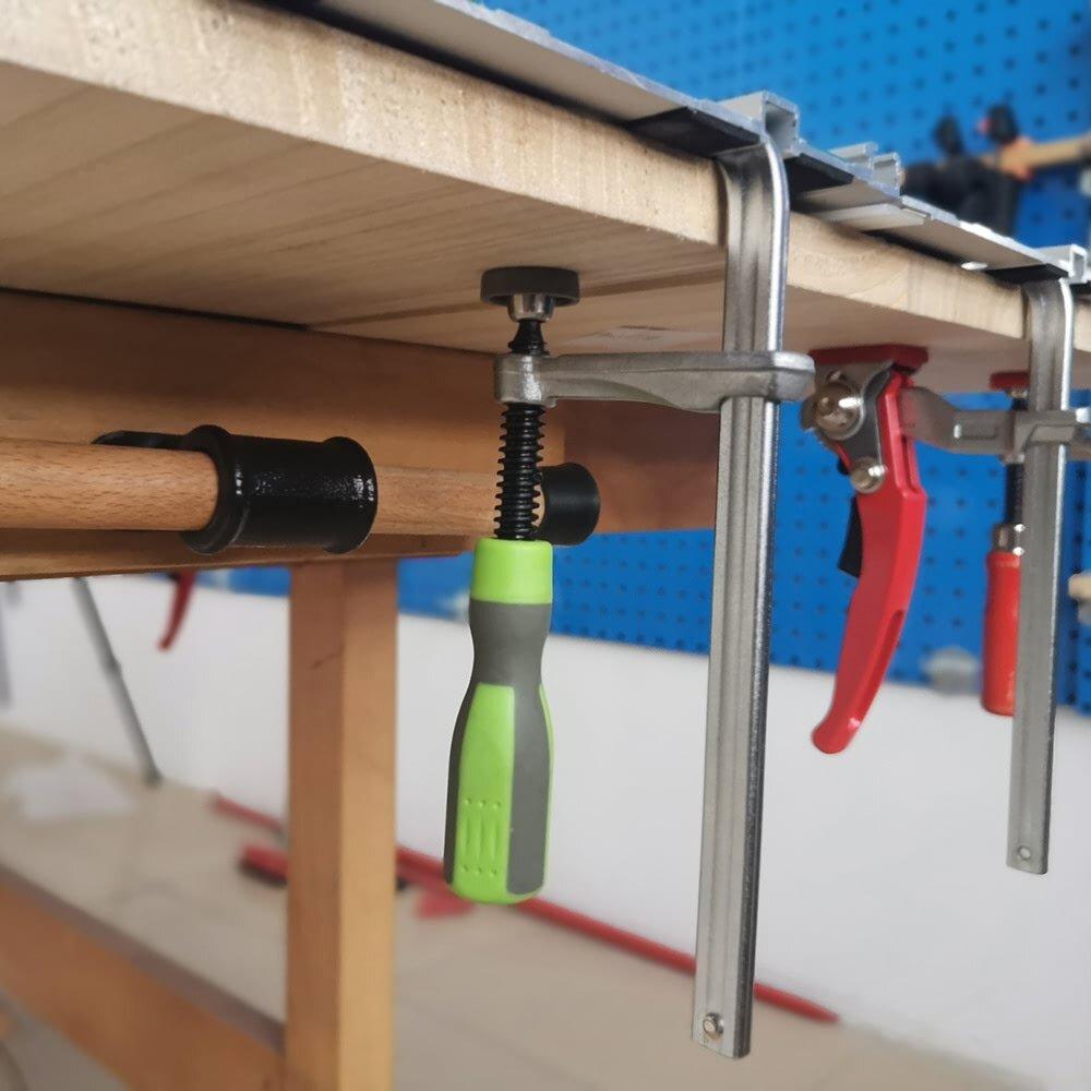 Guide Rail Clamps 120/160/200/300mm With Plastic Handle Screw Action ...