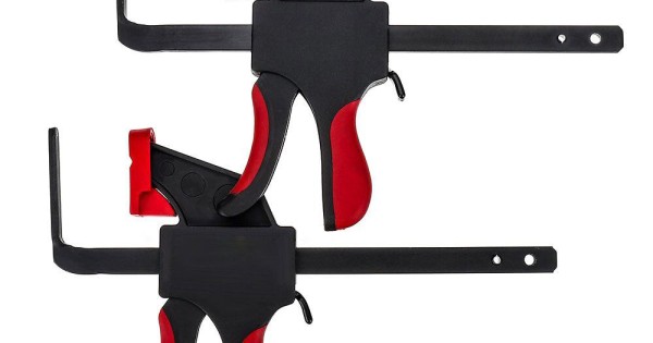 Socoje 2Pcs Set One Handed Quick Release Track Saw Clamps