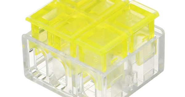 3Pin 1 Way Series Wire Connector Flame Retardant Terminal Block ...