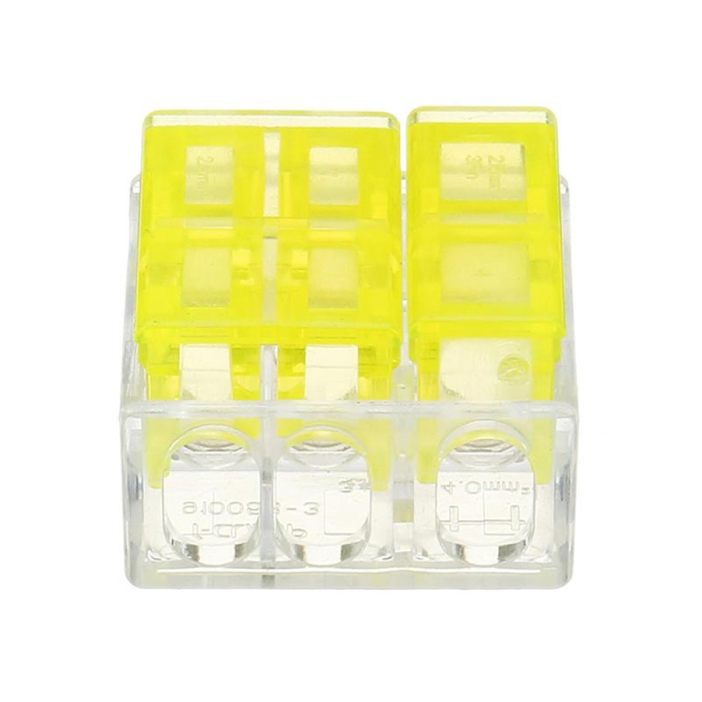 3Pin 1 Way Series Wire Connector Flame Retardant Terminal Block ...