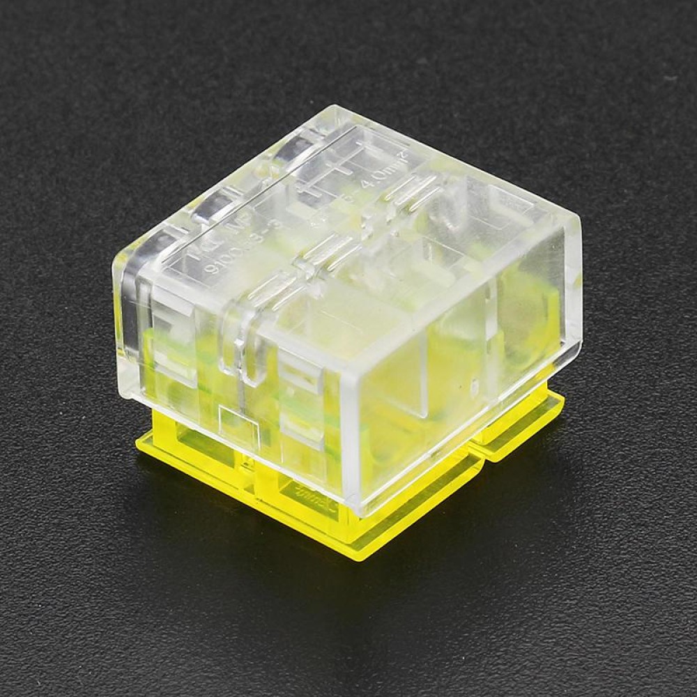 3Pin 1 Way Series Wire Connector Flame Retardant Terminal Block ...