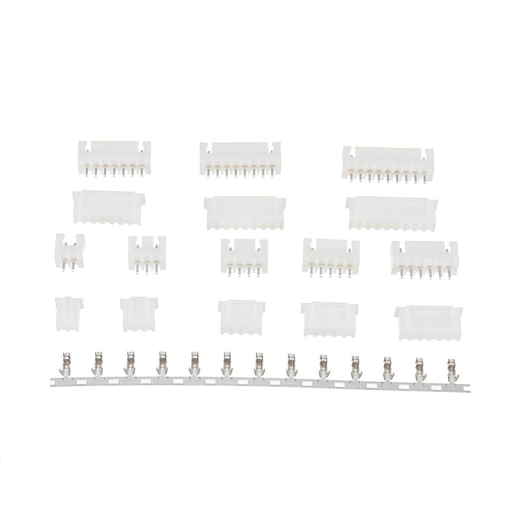900pcs JST-XH 2.54mm Wire Connector Terminal Kit Crimping Tool Crimper ...