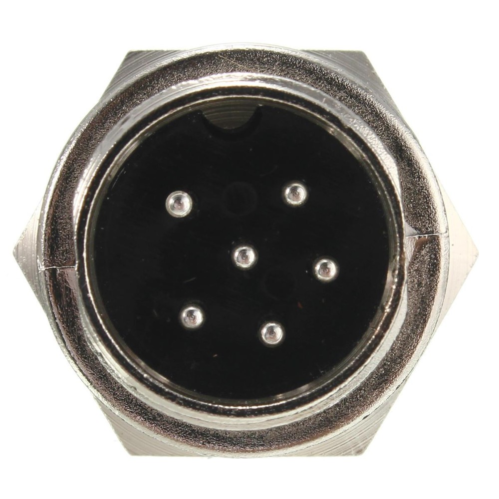 M16 2/3/4/5/6/7/8 Pin Screw Type Electrical Aviation Plug Socket ...