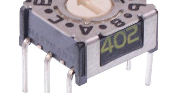 P36106 Low Profile Hexadecimal Rotary Code Switch