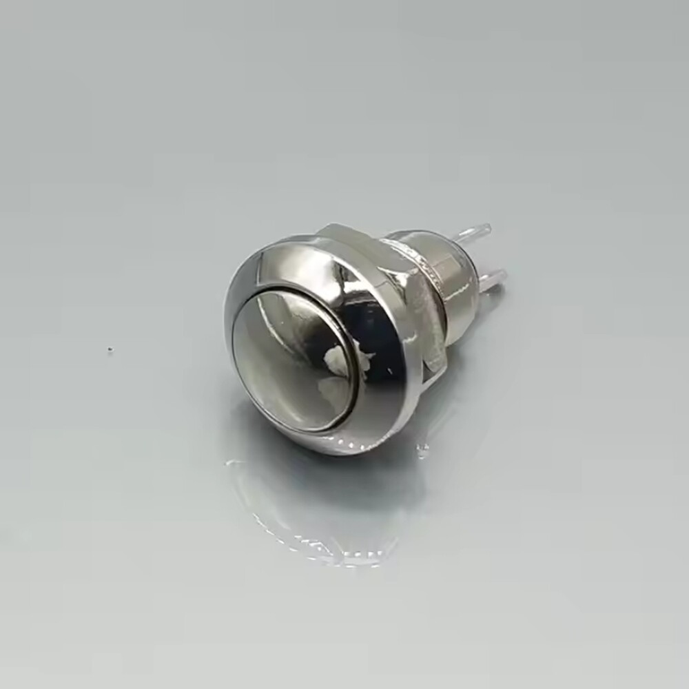 Rest on off Round Mini Metal Emergency Stop Switches Electrical Push ...