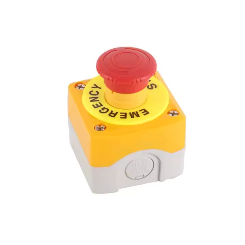 Waterproof Mushroom Emergency Stop Switches Push Button Switch Control Box