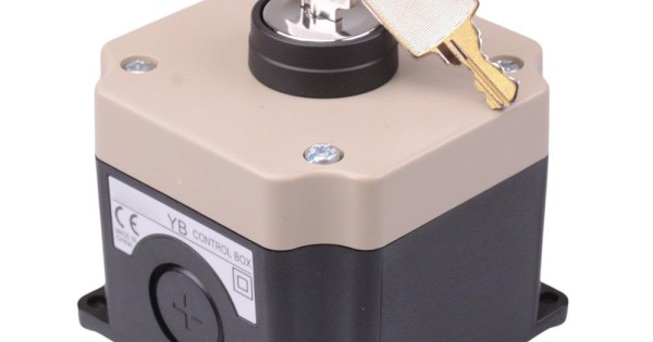 22mm 2 Position Maintained Key Switch Control Station