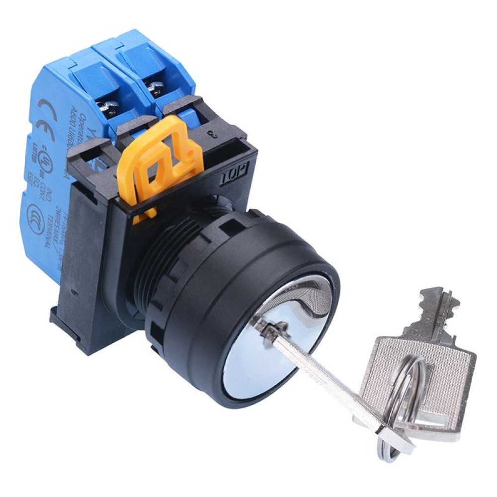 22mm 3 Position Maintained Key Switch 2NO IP65 YW1K-3AE20N1
