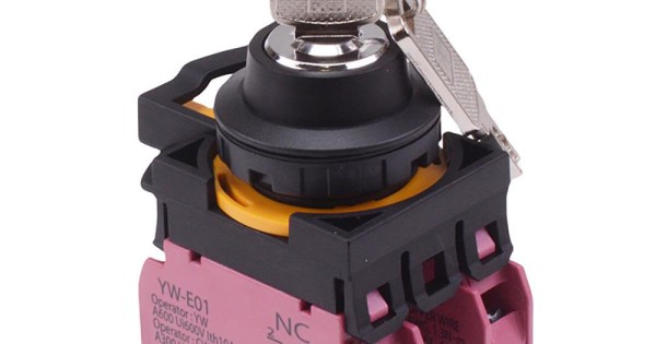 CW1K-2AE02 2 Position Maintained Key Switch 2NC IP65