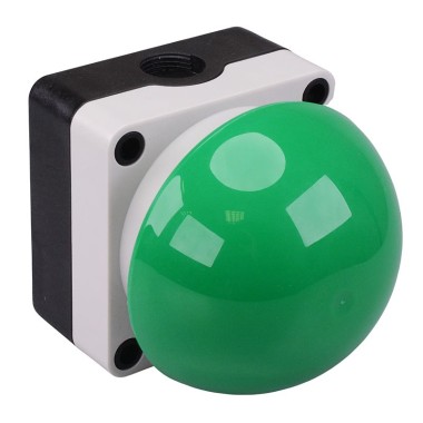 Red Palm / Foot Push Button Control Station Grey/Black