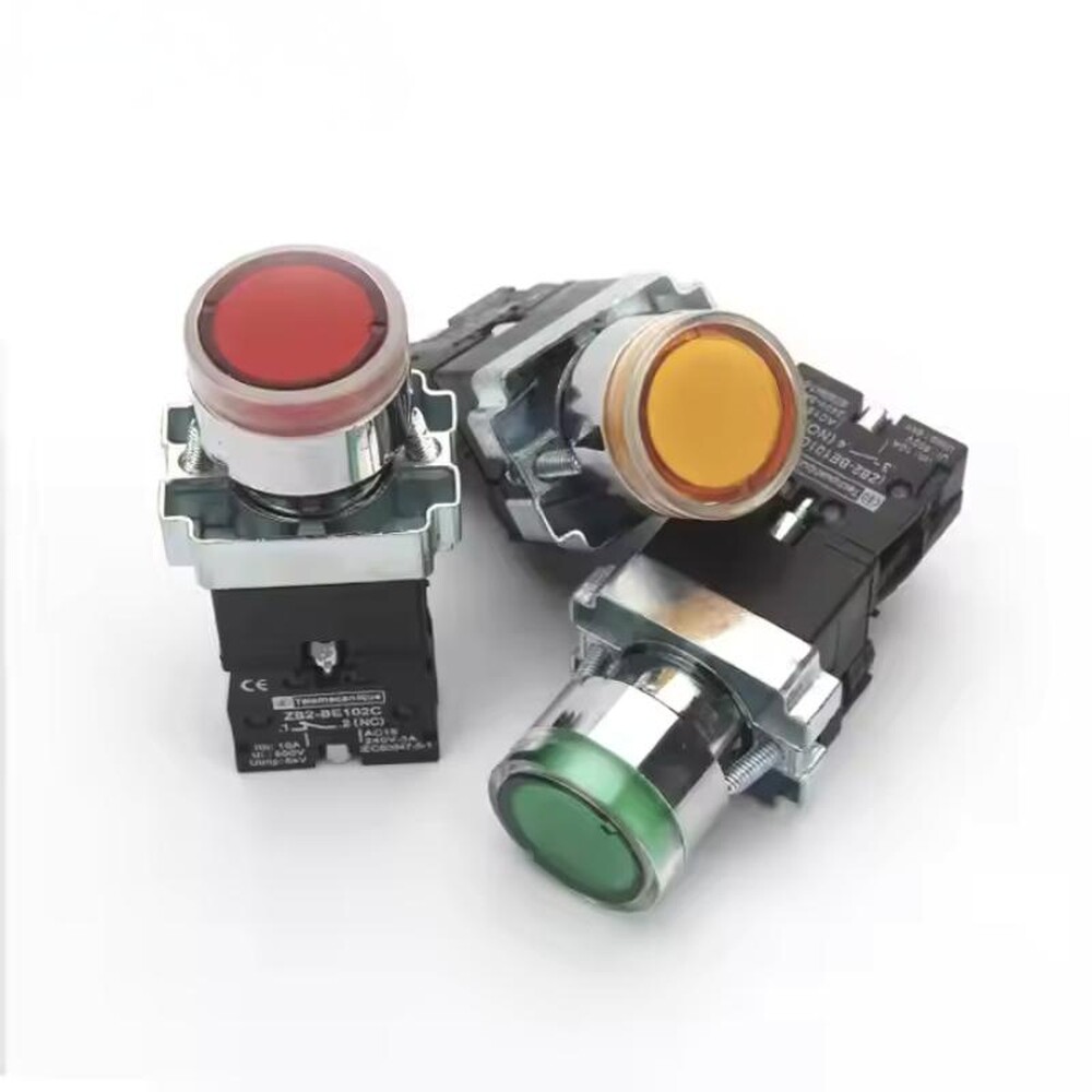 Industrial push Button Switches Self-reset Momentary Button