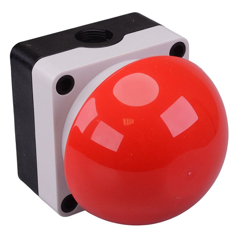 Red Palm / Foot Push Button Control Station Grey/Black